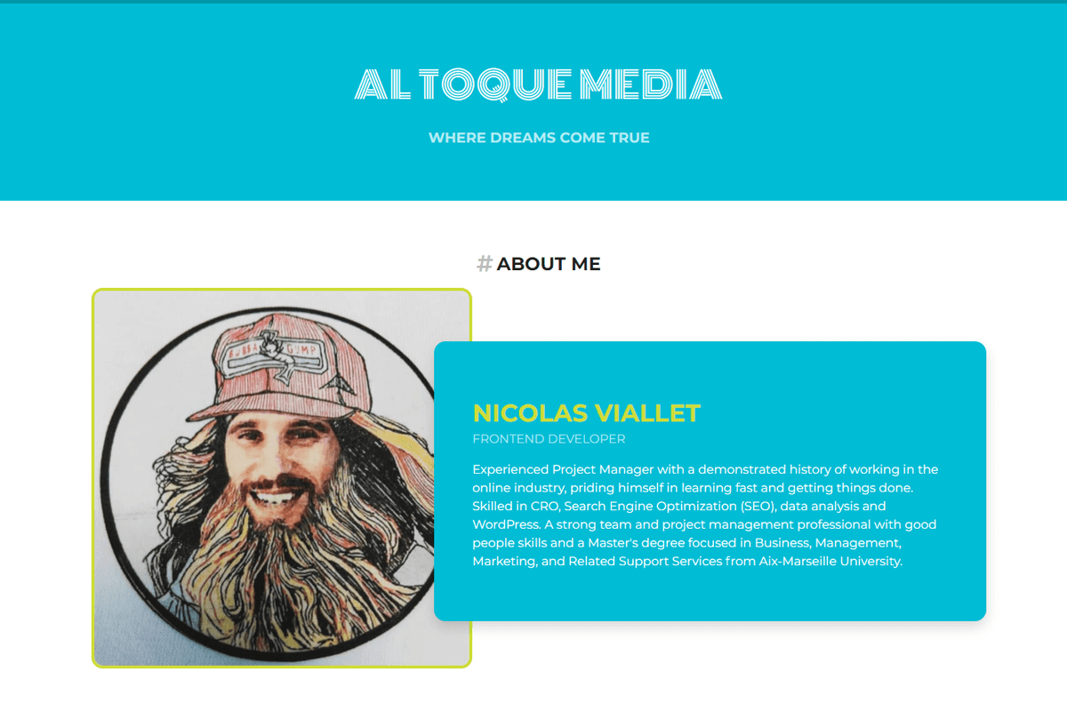 GitHub - NicoViallet/altoquemedia: Portfolio Website - Mini Projects ...