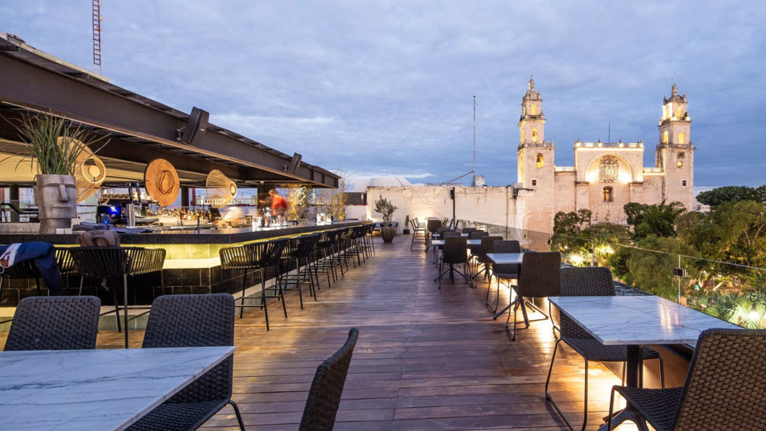 The Best 5 Rooftop Bars in Merida, Mexico