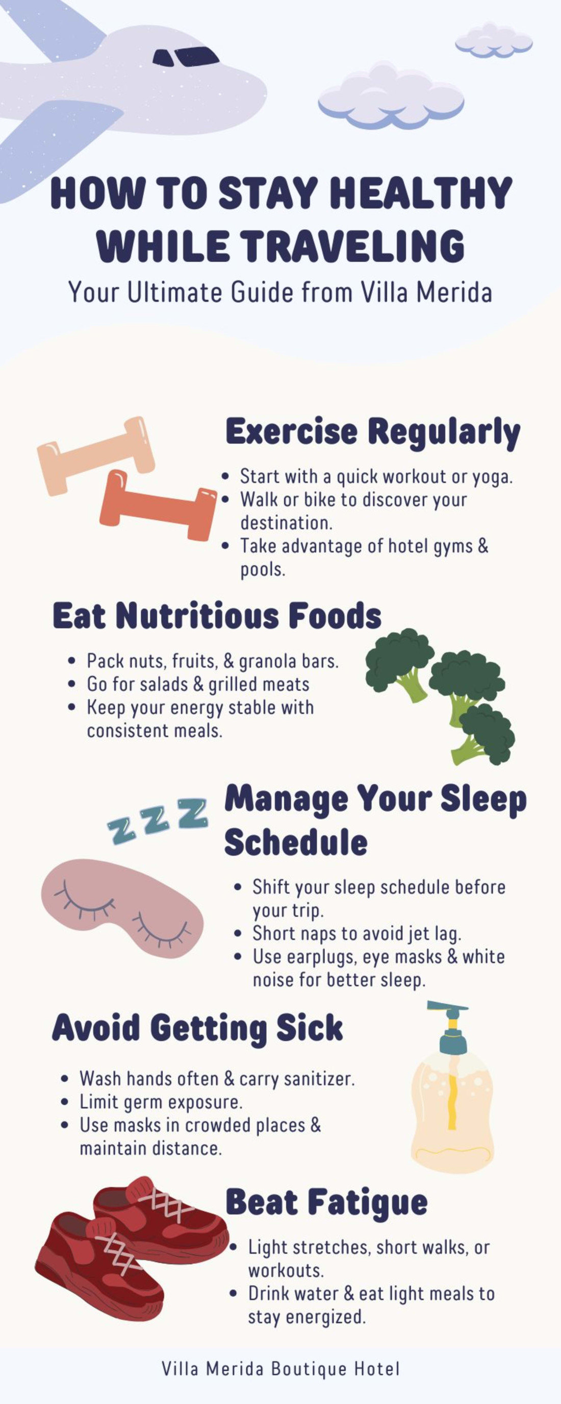 Best Ways to Sleep on a Long Haul Flight | Villa Merida