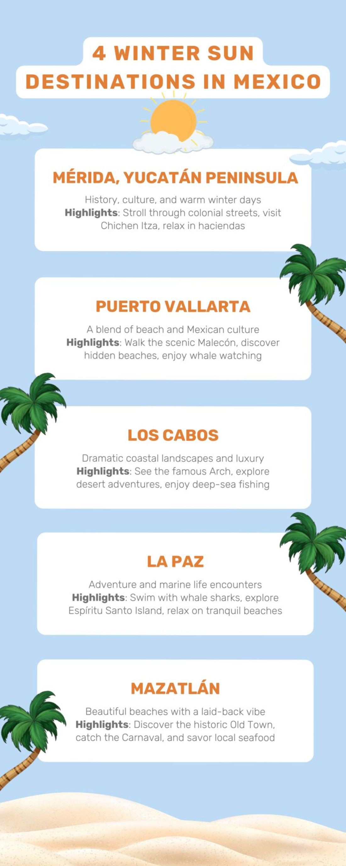 The best winter sun destinations in Mexico for 2025