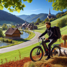 Electric bike rental service