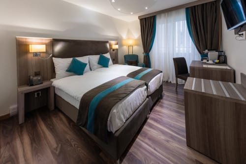 Twin/double rooms - Hotel Rousseau - Downtown Geneva