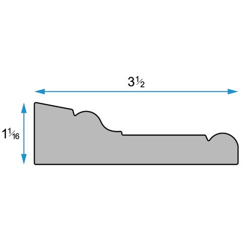 Amerhart | Palram Palight ProFinish™ Adams Casing Moulding