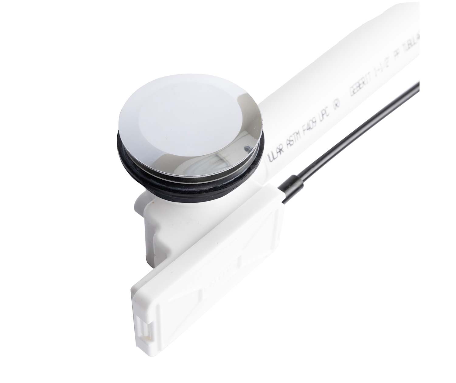 Push Button Cable-Operated Waste and Overflow with Flexible Neck, 33 in ...