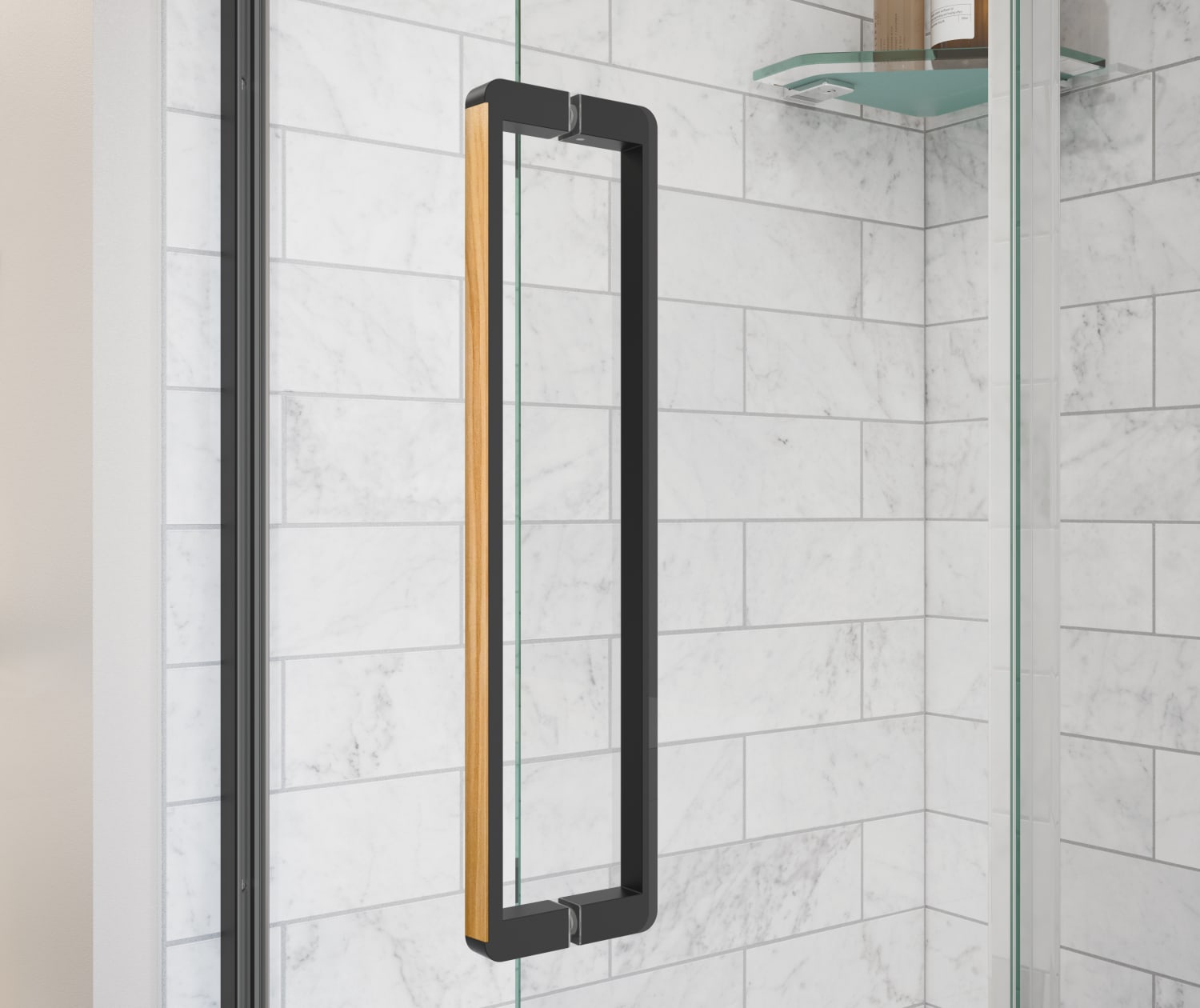 Uptown 57-59 x 76 in. 8 mm Pivot Shower Door for Alcove Installation ...