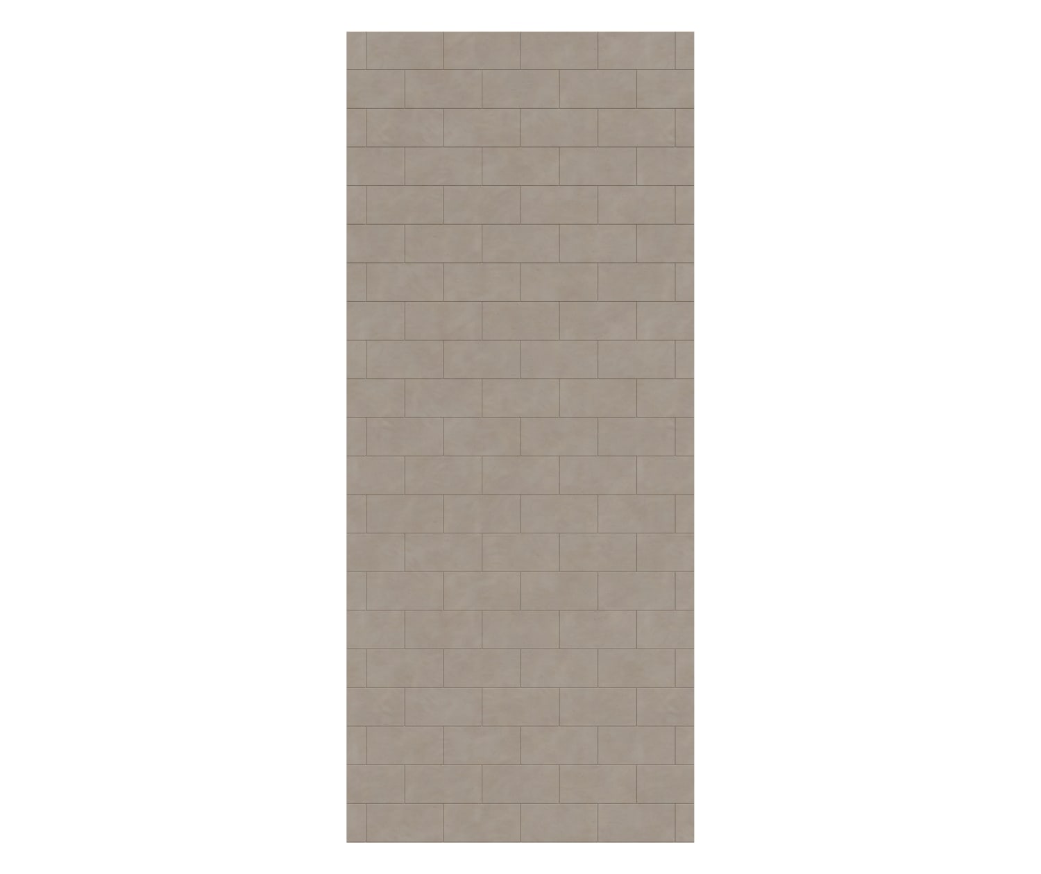 MTMK-8436-1 36 x 84 Swanstone® Metro Subway Tile Glue up Bathtub and ...