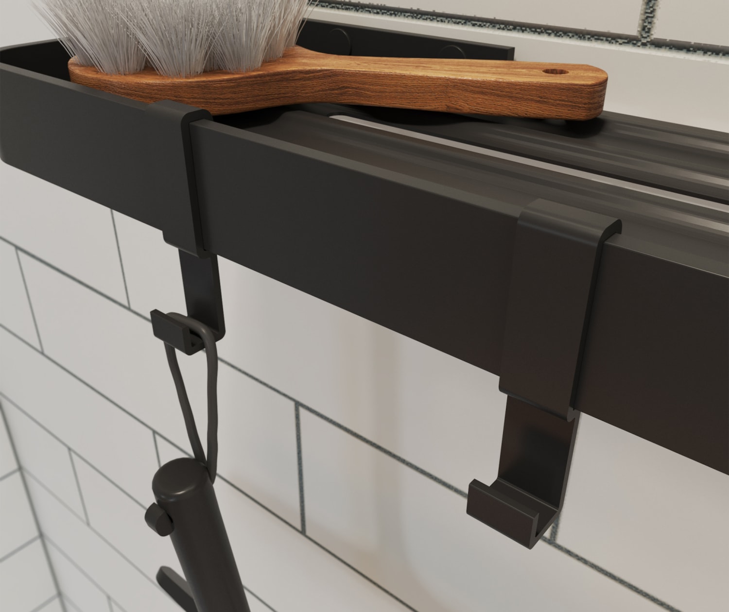 Manhattan Small Hooks - Pack of 3 in Matte Black | Accessory, Maax en