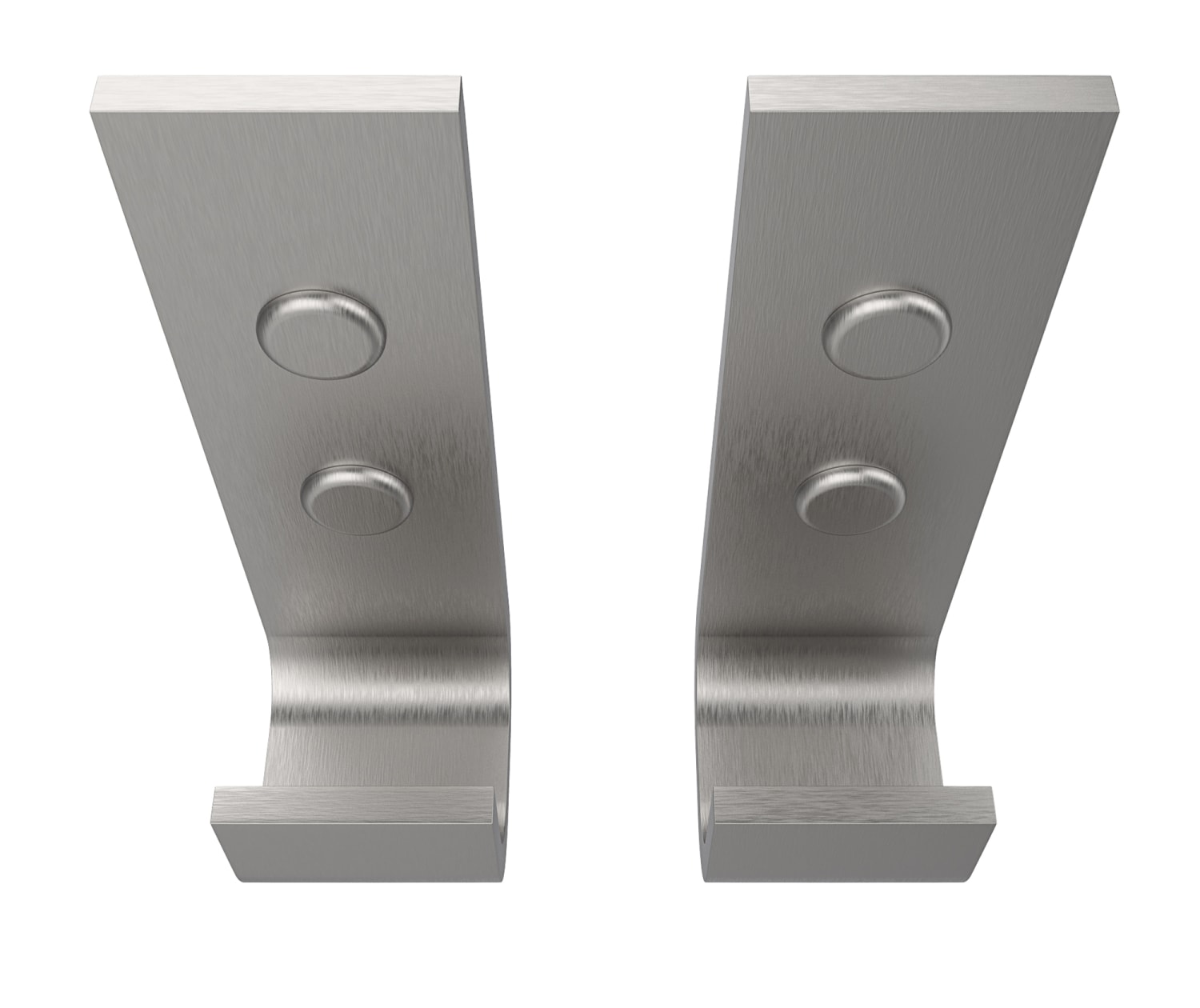 Manhattan Hook in Brushed Chrome - Pack of 2 | Accessory, Maax en-CA