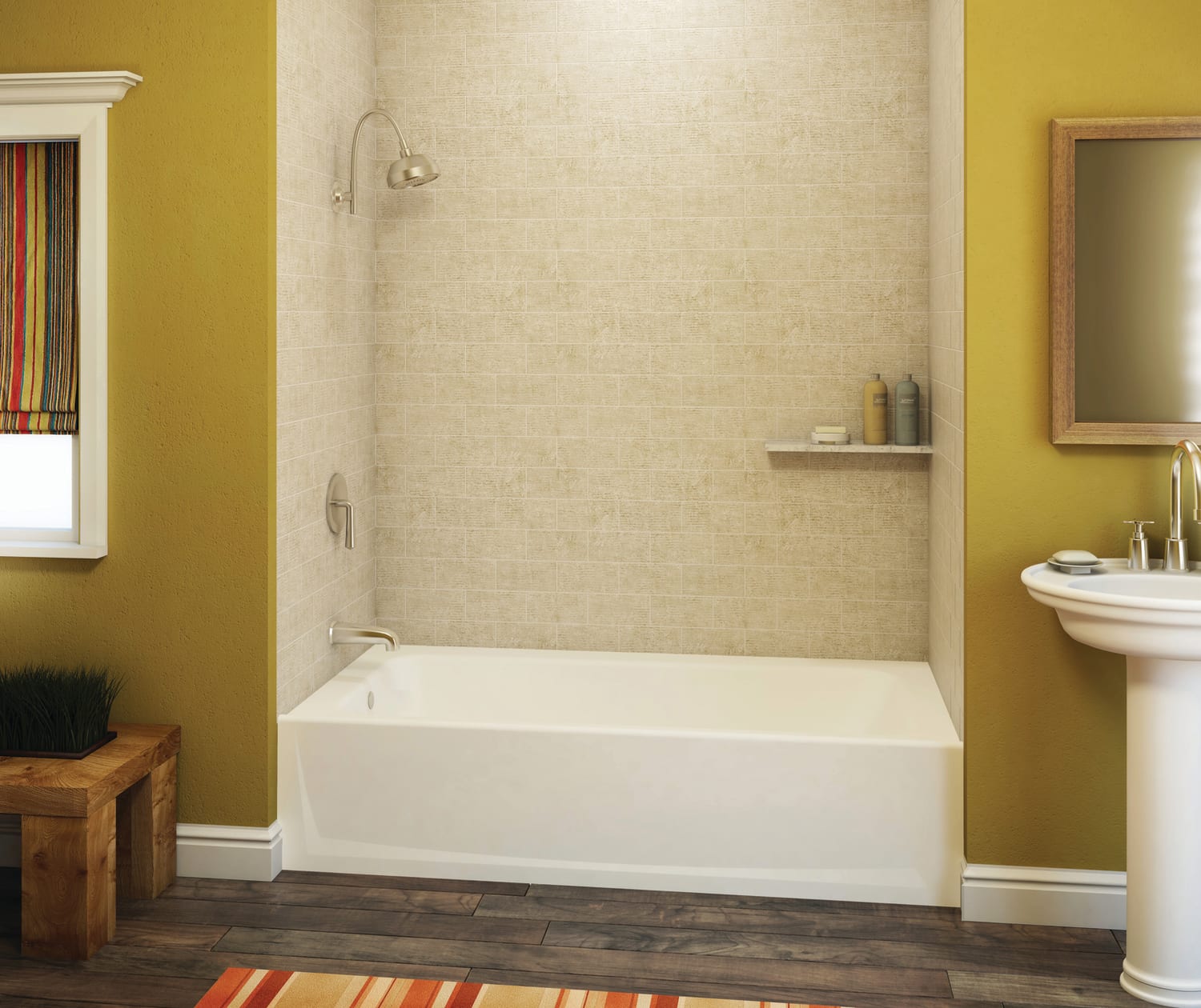 VP6030CTL 60 x 30 Veritek™ Pro Bathtub with Left Hand Drain in White ...