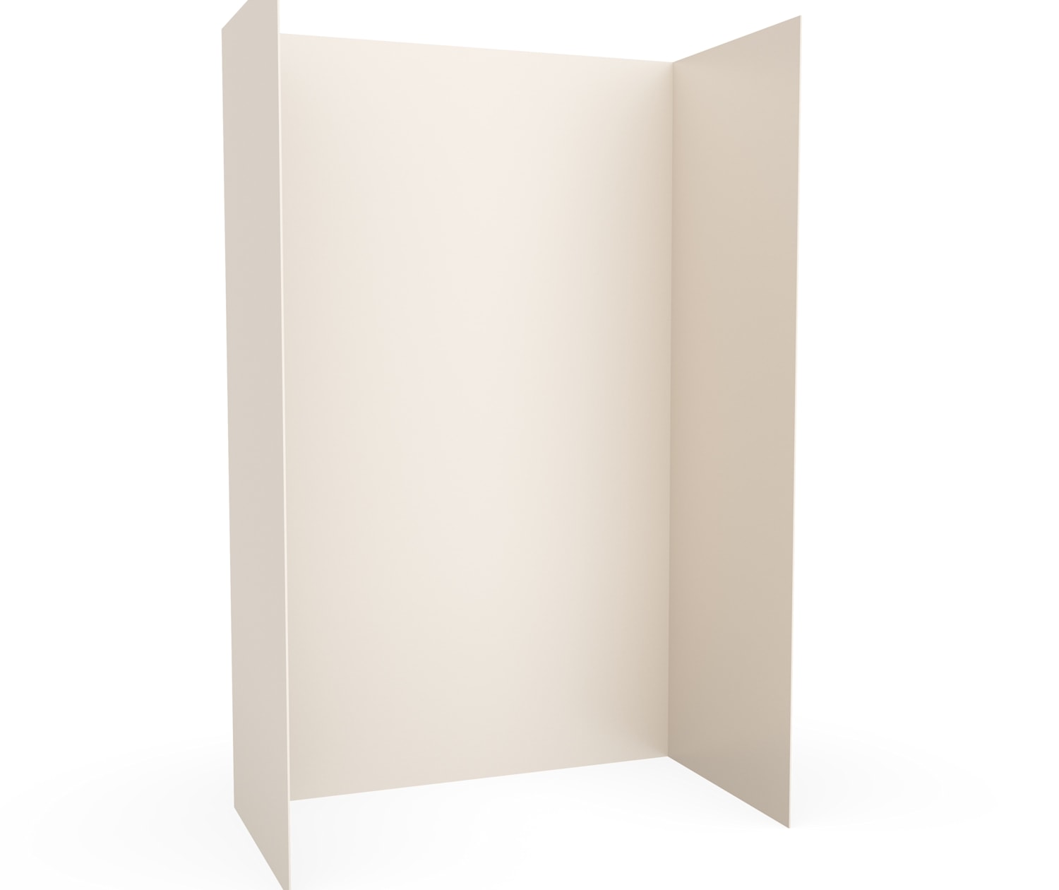 SMMK84-3450 34 x 50 x 84 Swanstone® Smooth Glue up Shower Wall Kit in ...