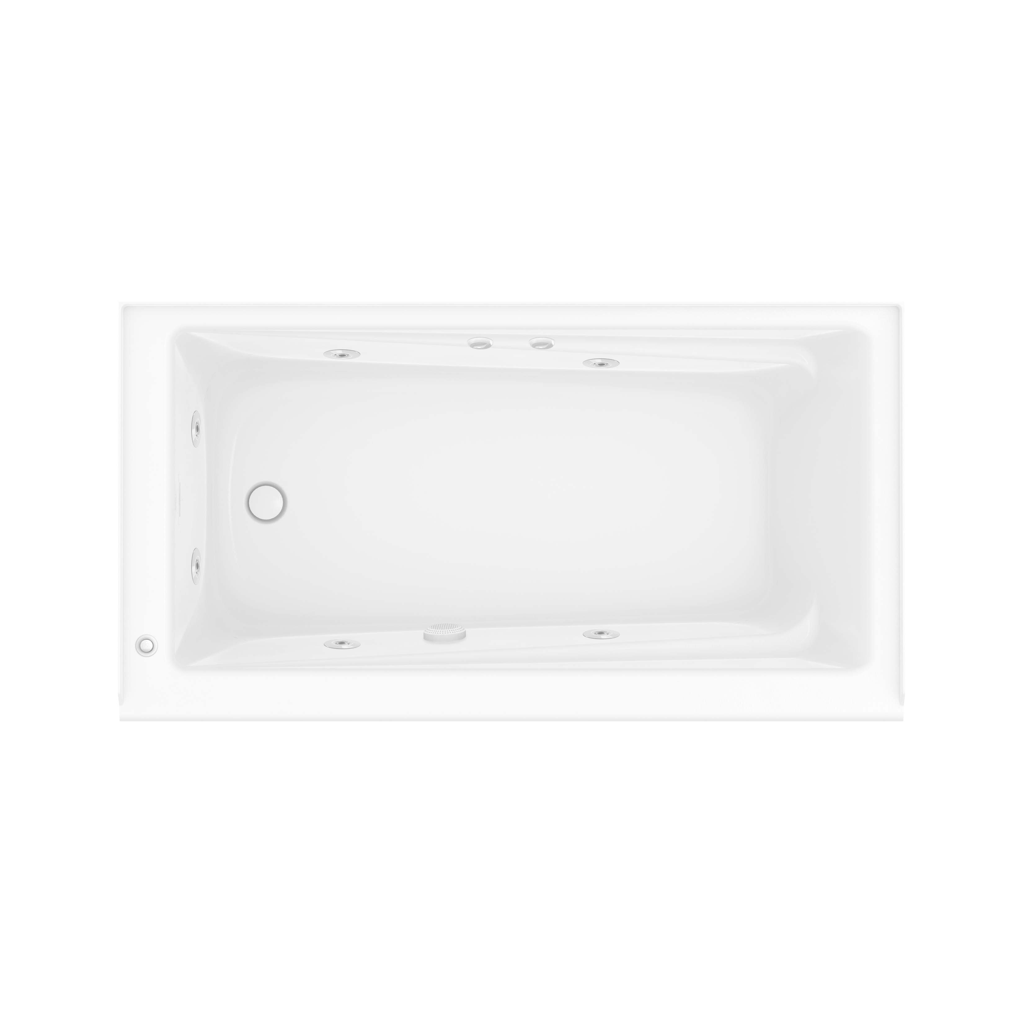 Exhibit 6030 IFS AFR Acrylic Alcove Left-Hand Drain Whirlpool Bathtub ...