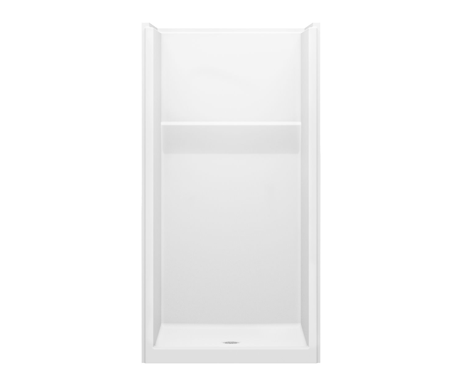 Xss Sh Rrf Ansi Acrylx Alcove One Piece Shower With Center Drain Hot Sex Picture