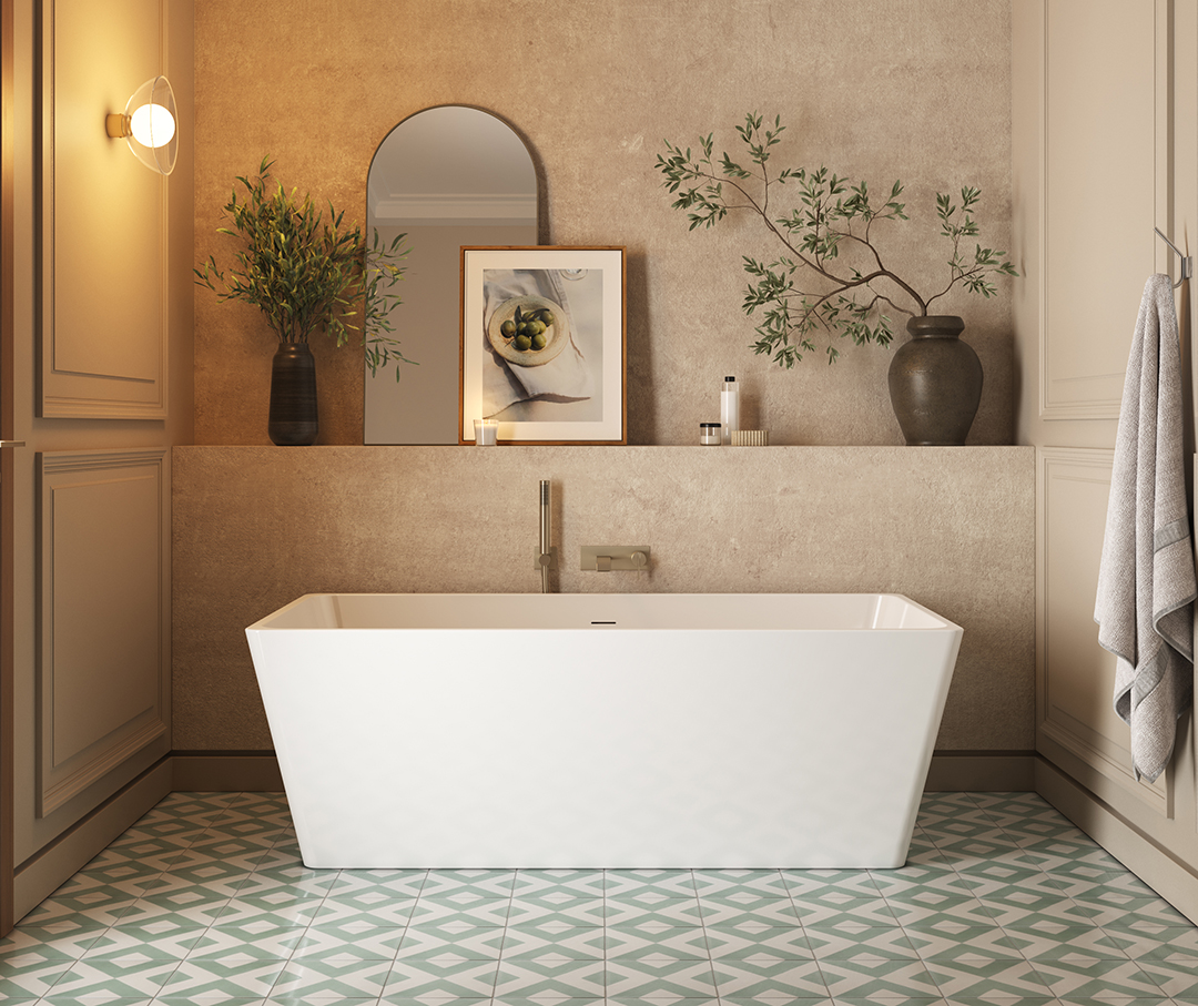 Neptune Believe Modern 36x72 Freestanding Soaker Tub Neptune