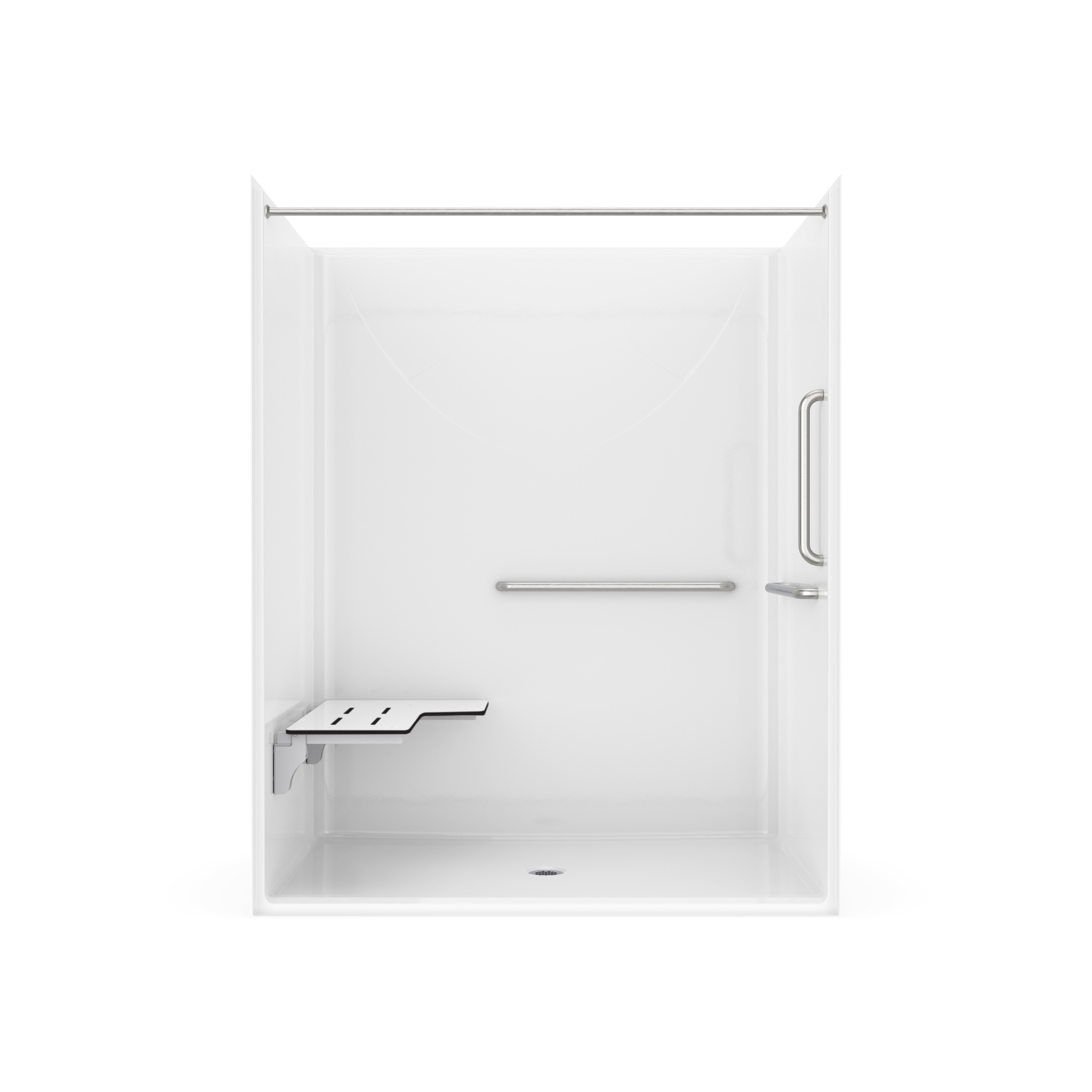 Outlook BFS-6036F - ADA/ANSI Compliant AcrylX™ Alcove Center Drain ...