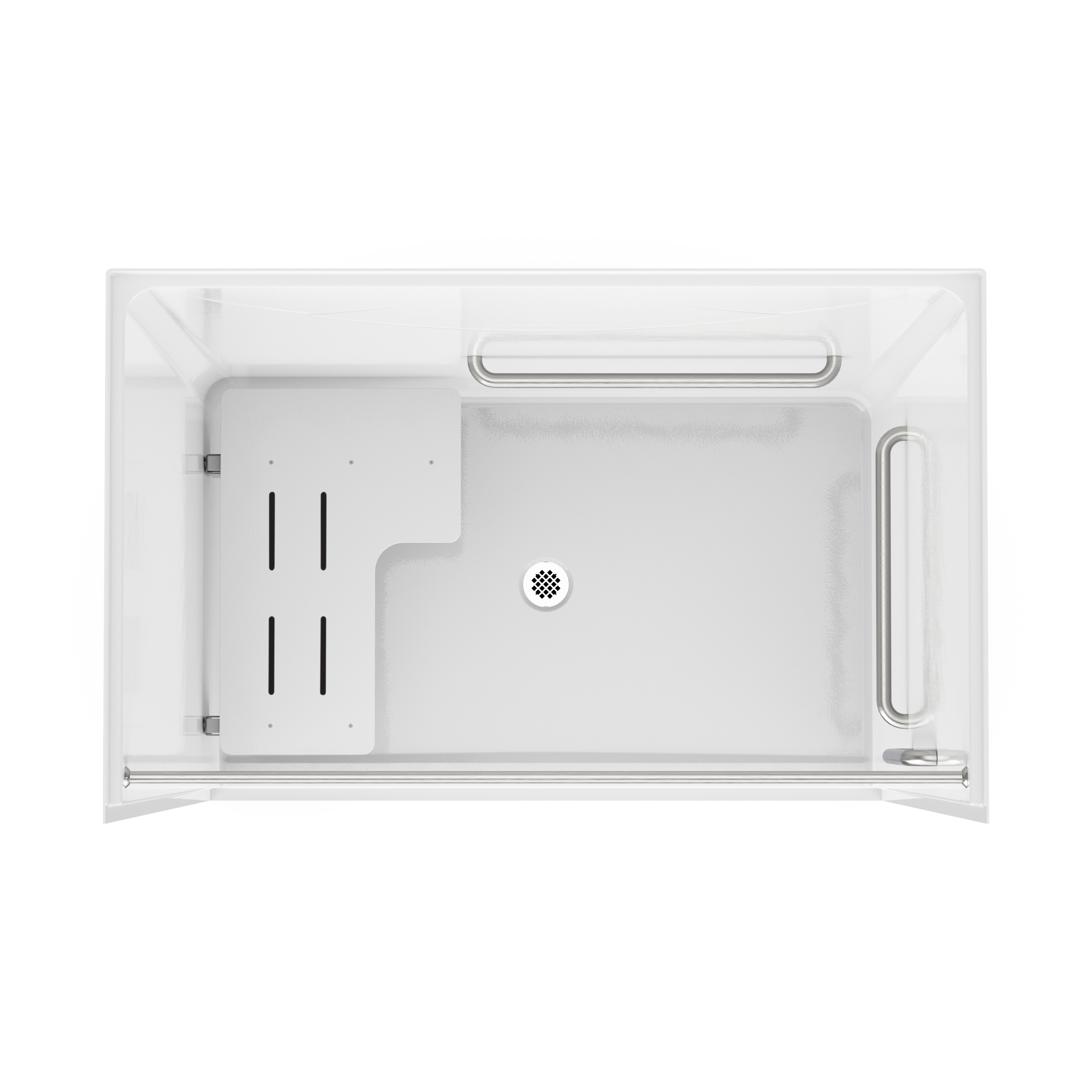 Outlook BFS-6036F - ADA/ANSI Compliant AcrylX™ Alcove Center Drain ...