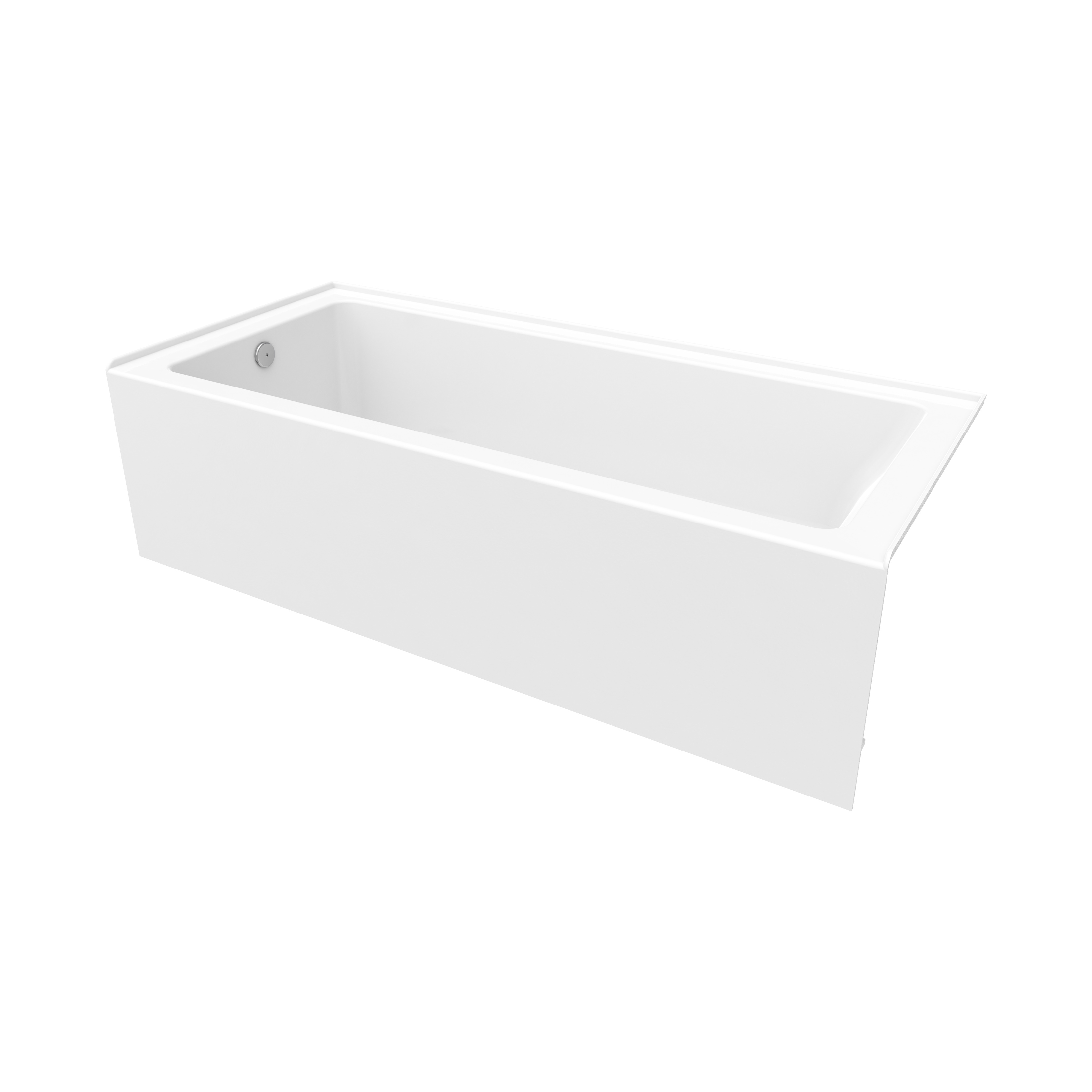 Pia 3272 IFS Acrylic Alcove Left-Hand Drain Bathtub in White | Bathtub ...