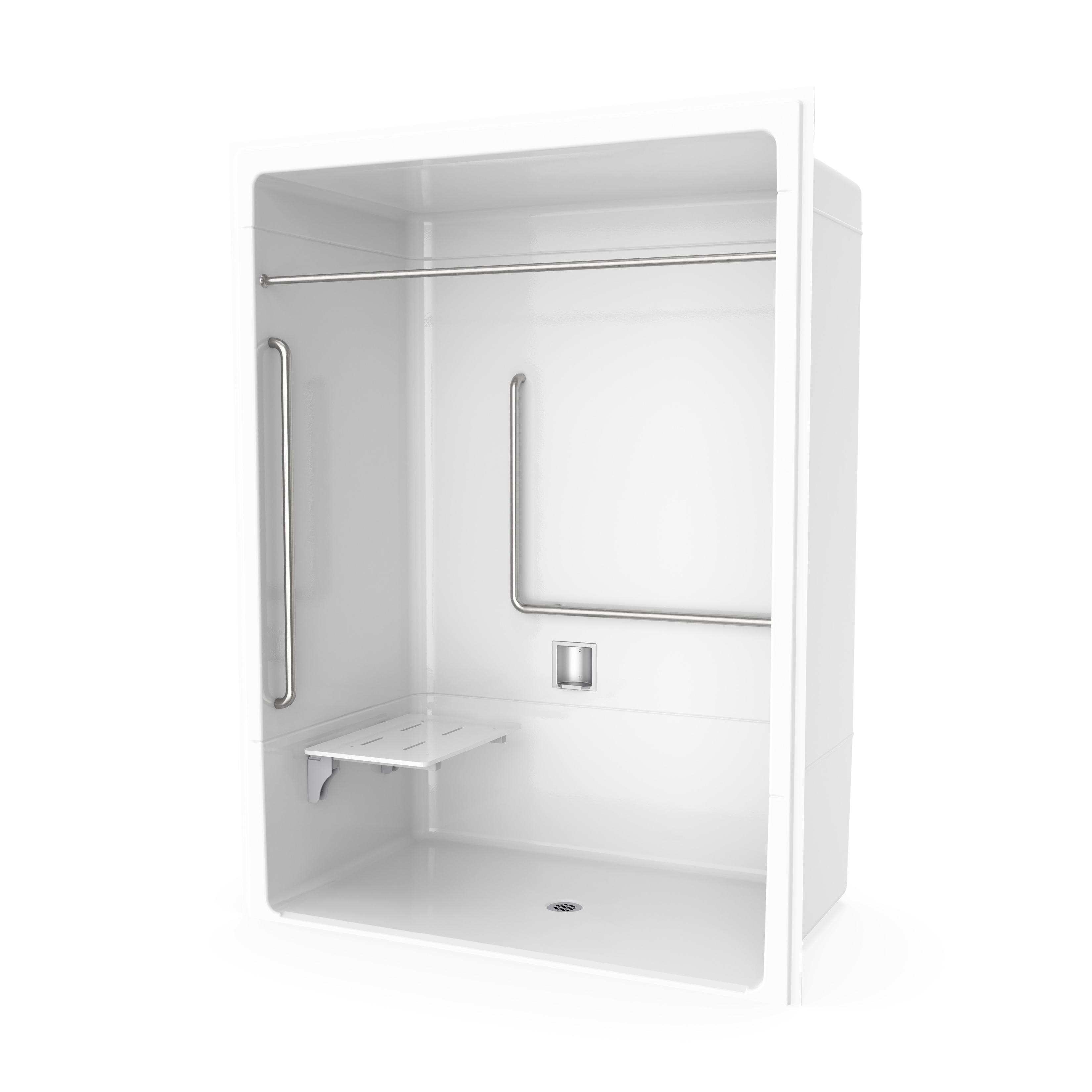 Outlook BFS-6036A - NBC Alberta Compliant Acrylic Alcove Center Drain ...