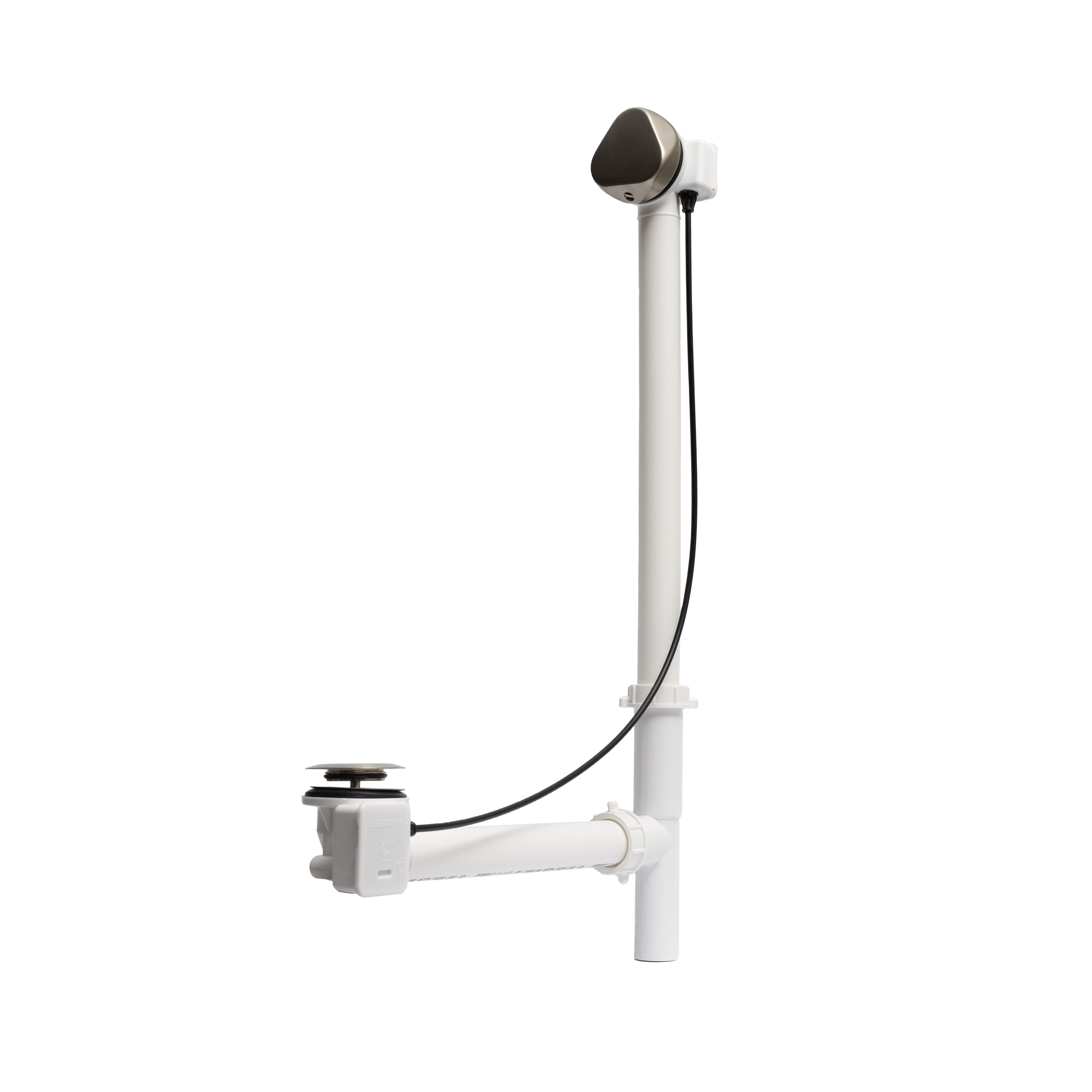 Rotary Turn Cable-Operated Waste and Overflow, 33 in. Cable, Complete ...