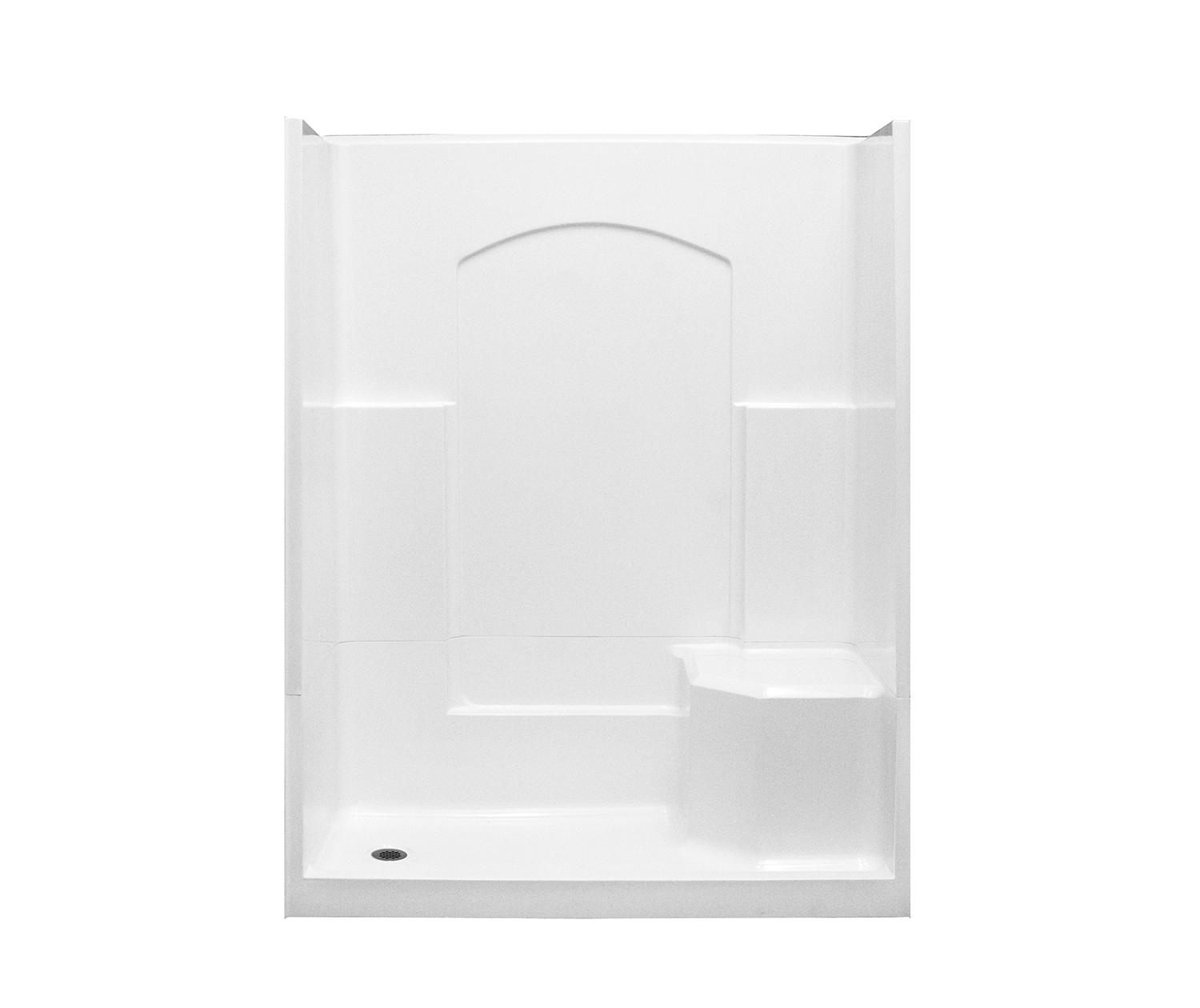 G 3260 SH 4P 1S 60 x 32 AcrylX Alcove Four-Piece Shower with Right-Hand ...