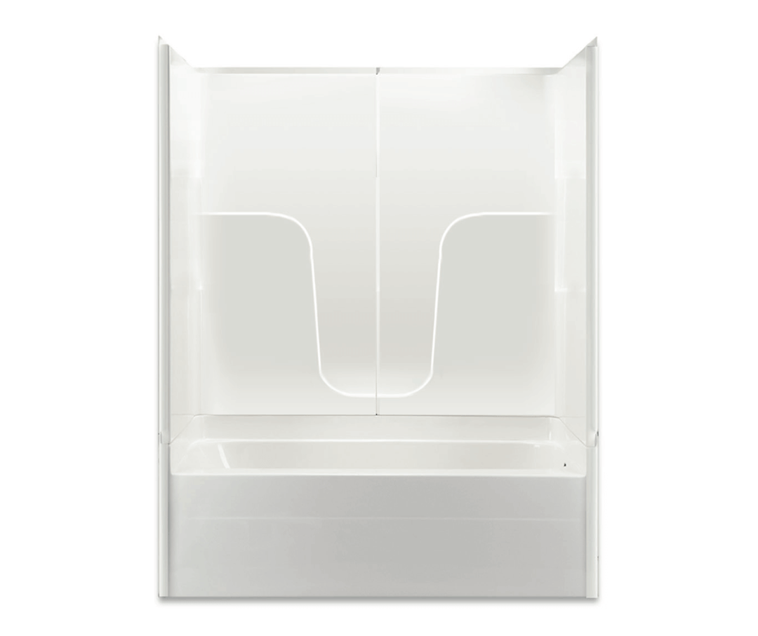 G 3260 TS 3P 60 x 33 AcrylX Alcove Three-Piece Tub Shower with Right ...
