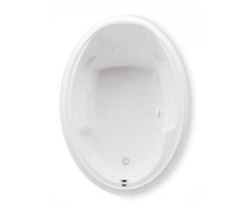 Ariel I Stocking 60 x 42 Acrylic Drop-in Universal Drain Bathtub in ...