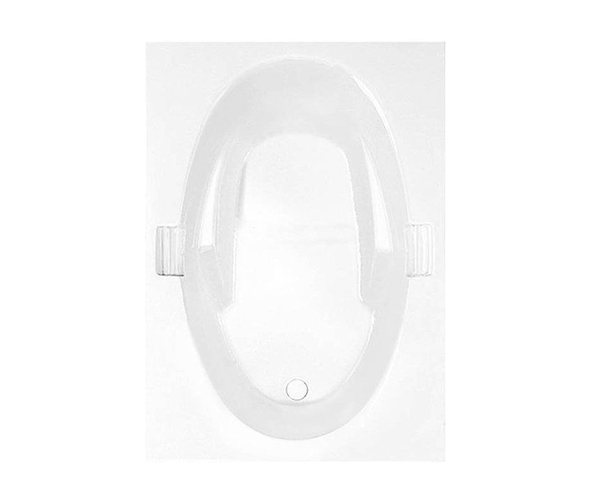 Rockaway 6042 Acrylic Drop-in Universal Drain Bathtub in White ...