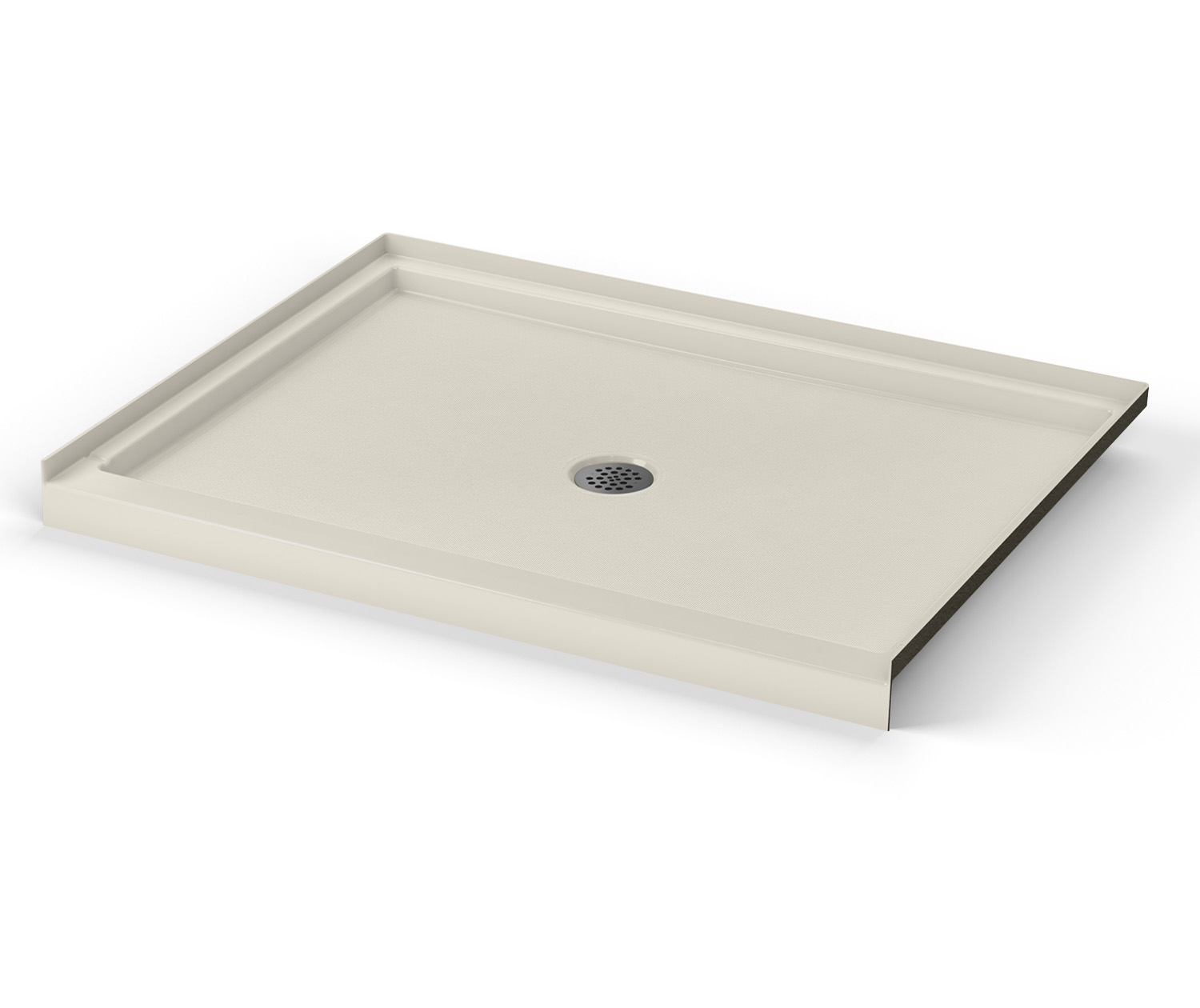 Icon SB4842 AcrylX Alcove Center Drain Shower Base in Biscuit | Shower ...