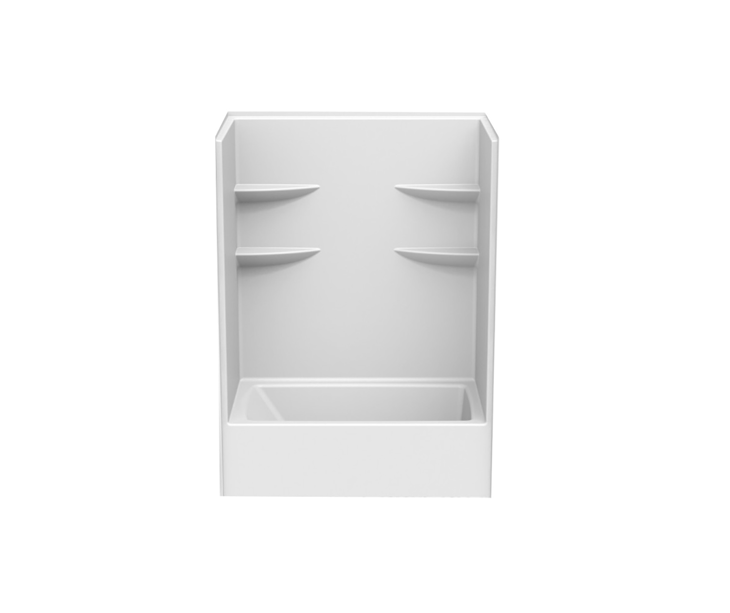 AND260TSL 60 x 35 Acrylic One-Piece Alcove Left-Hand Drain Tub Shower ...