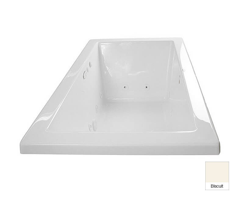 Farrell 5 72 x 42 Acrylic Drop-in Center Drain Combined Whirlpool & Air ...