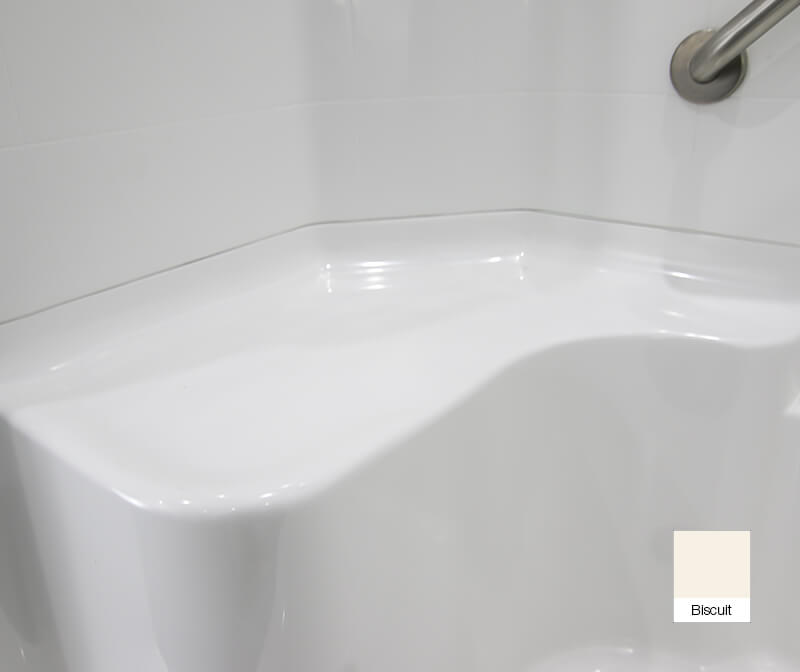 Spencer 48 x 36 AcrylX Alcove Center Drain Three-Piece Shower in ...