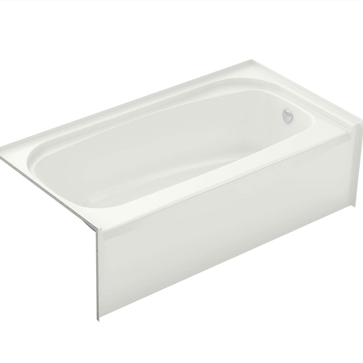 Essence TO-6030 AcrylX Alcove Right-Hand Drain Bathtub in White ...