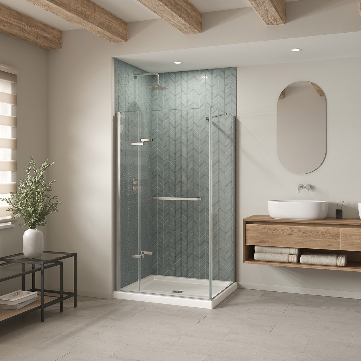 Maax Corner Shower Units