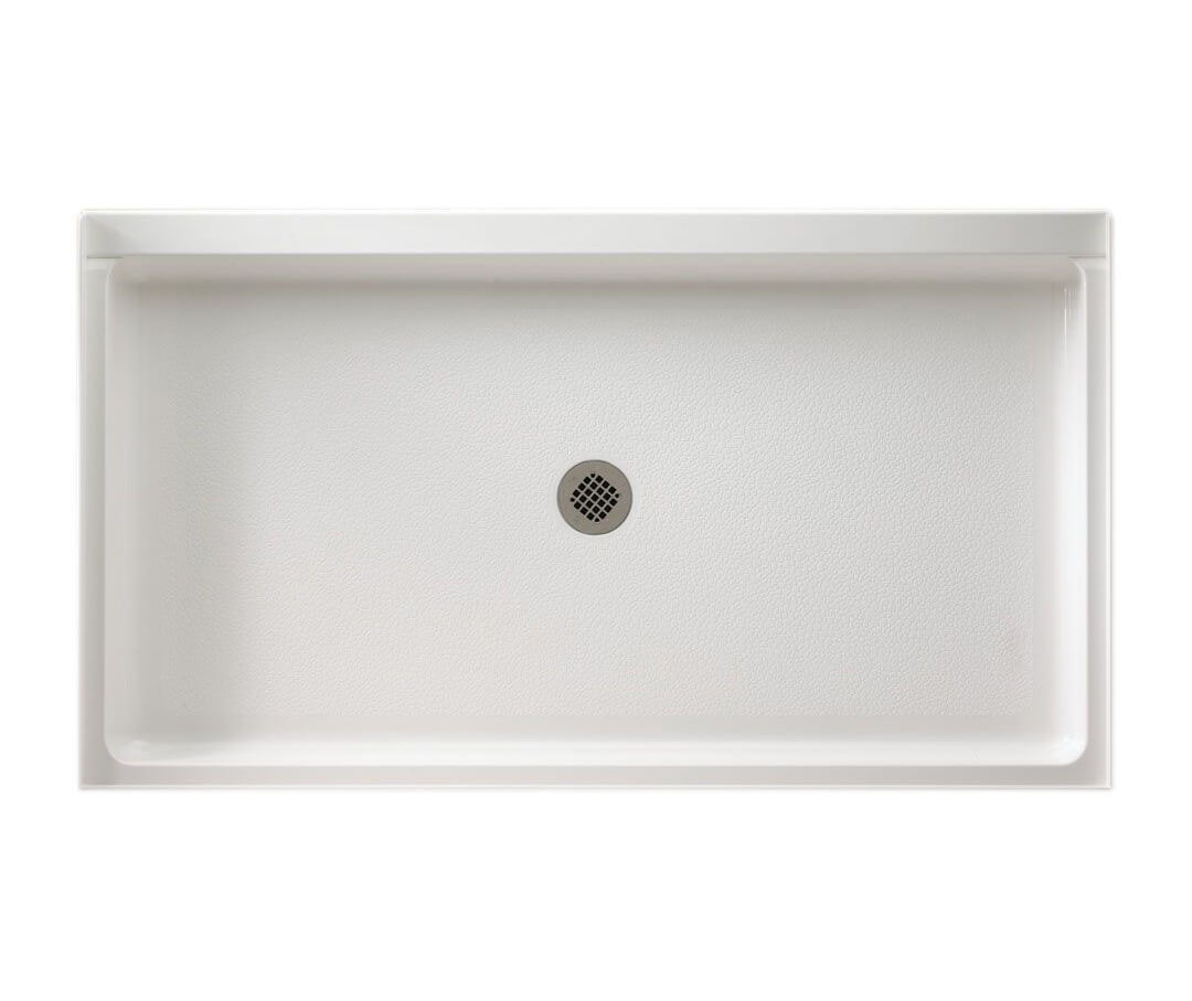 R-3260 32 x 60 Veritek Alcove Shower Pan with Center Drain in White ...