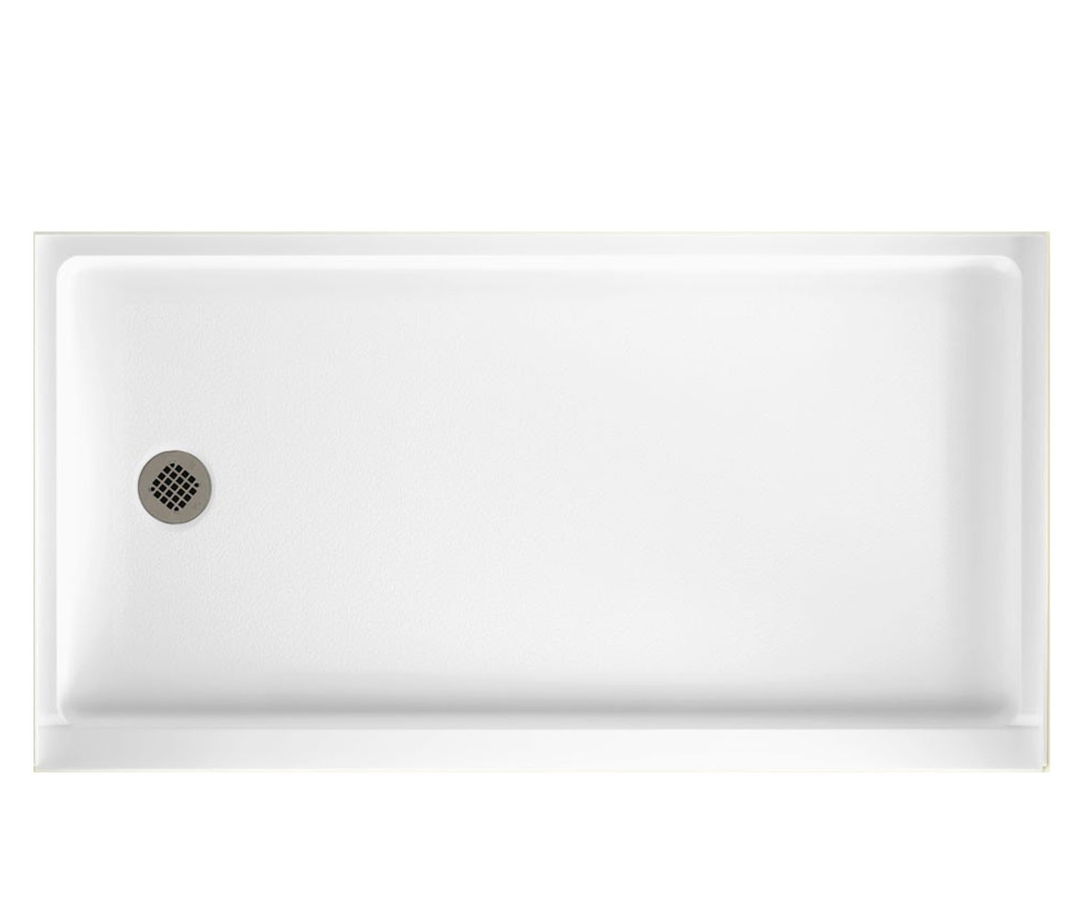 FR-3260LM 32 x 60 Veritek Alcove Shower Pan with Left Hand Drain in ...