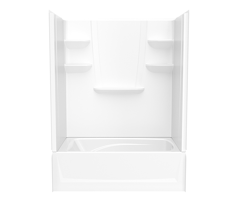 VP6036CTSL/R 60 x 36 Veritek™ Pro Alcove Left Hand Drain Four Piece Tub ...