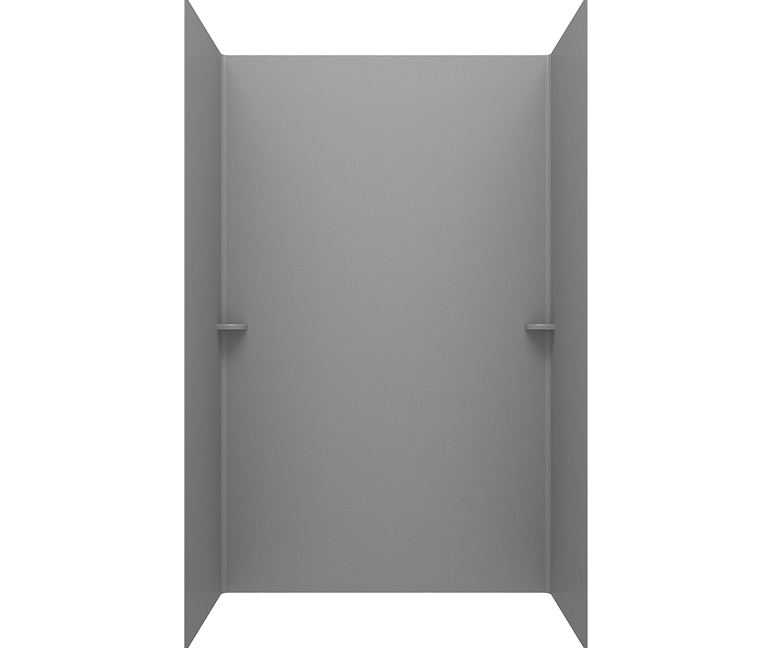 SK-364896 36 x 48 x 96 Swanstone® Smooth Glue up Shower Wall Kit in Ash ...