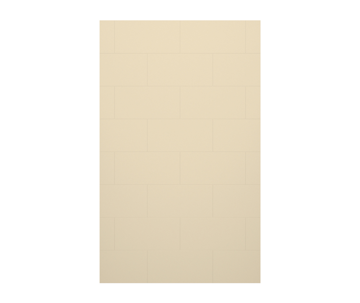 TSMK-9662-1 62 x 96 Swanstone® Traditional Subway Tile Glue up Bathtub ...