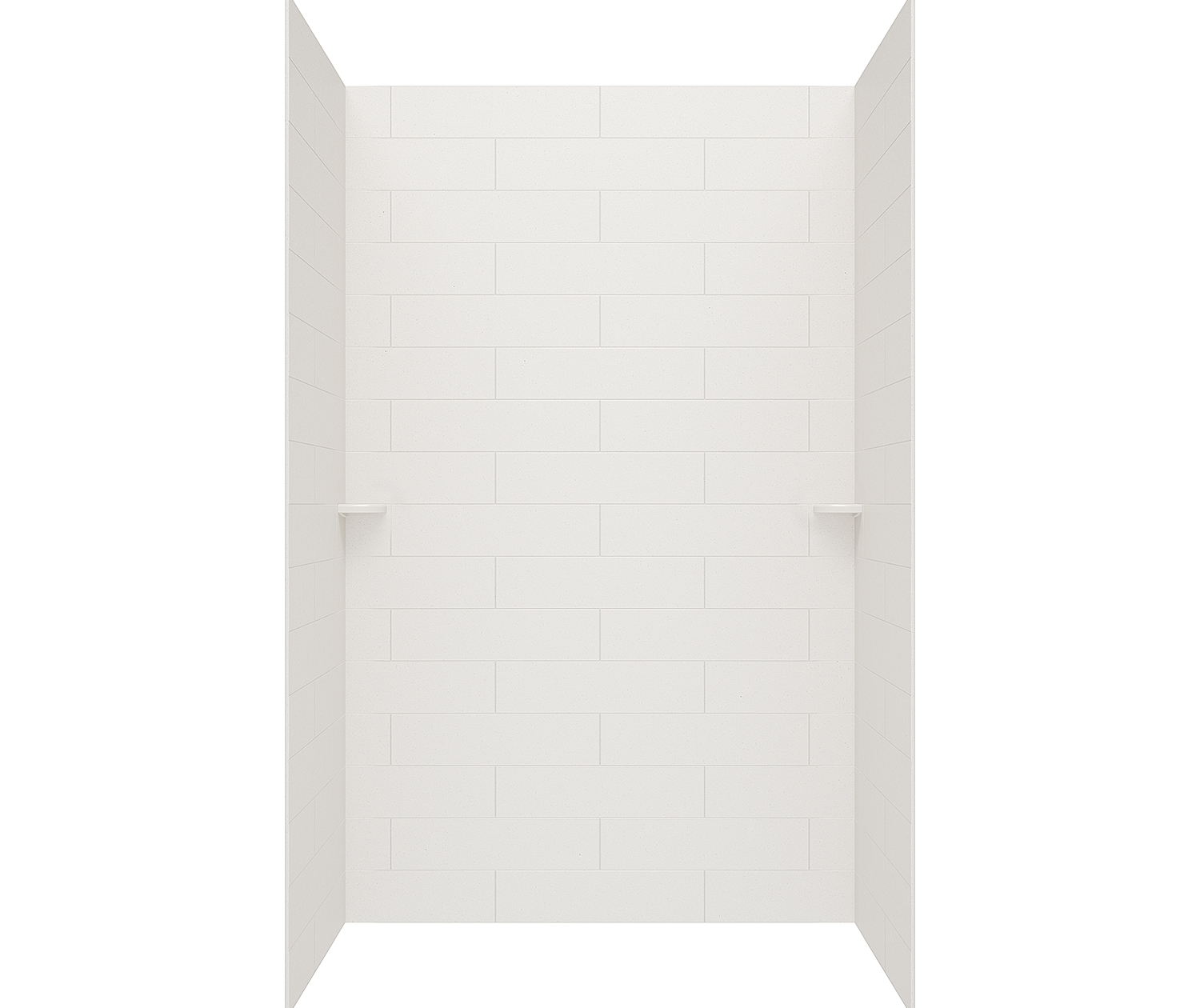 MSMK96-3662 36 x 62 x 96 Swanstone® Modern Subway Tile Glue up Shower ...