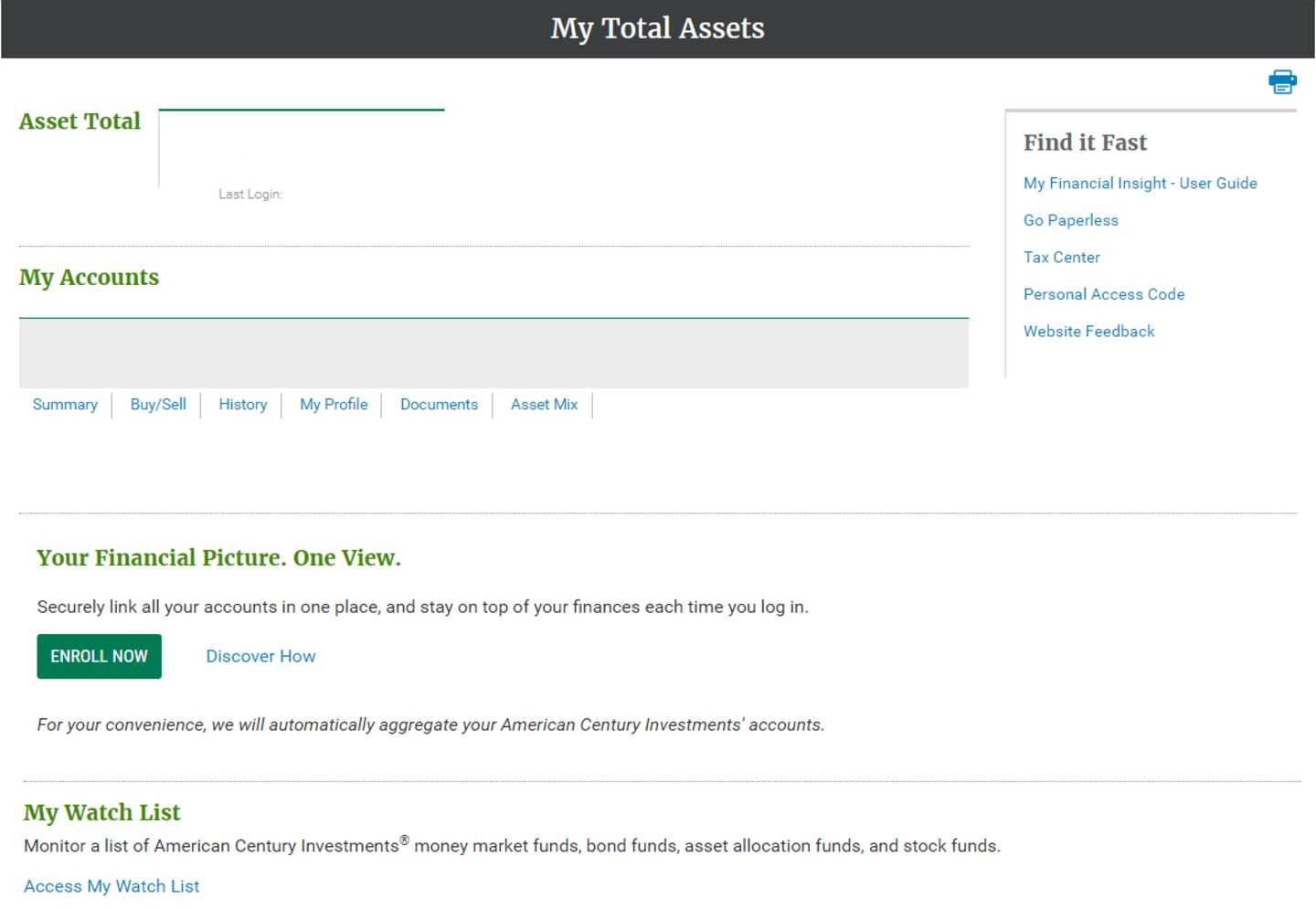 Support Center - Individual Investor - Site Help
