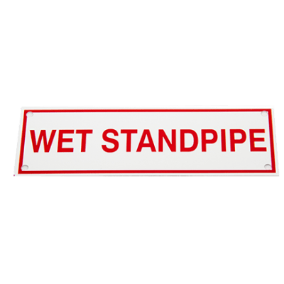 TYPE A WET STANDPIPE SIGN | Ameripipe Supply, Inc