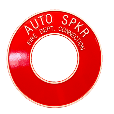 4" ALUMINUM ROUND FDC PLATE AUTO SPRINKLER | Ameripipe Supply, Inc