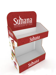 foldie CTU - 2-Shelf (Corrugated Paper) | Low cost Countertops ...