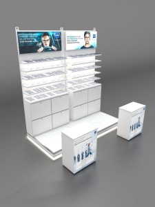 Store Wall - 8x4 (Backlit) | Foldable Store | Movable Shops | Amitoje India