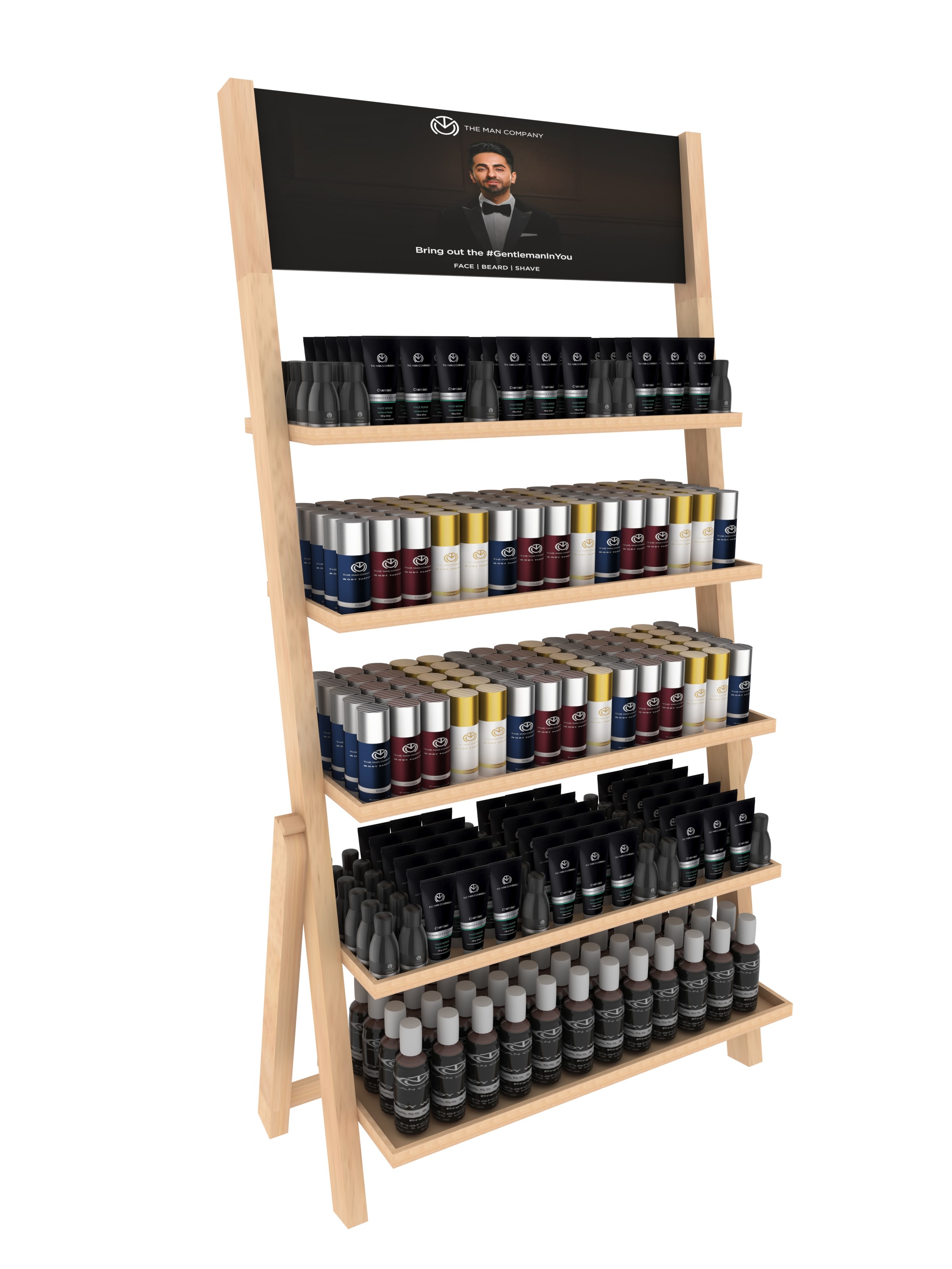 Ladder FSU - Large (Pine wood) | Premium Range | Product Display Stands ...