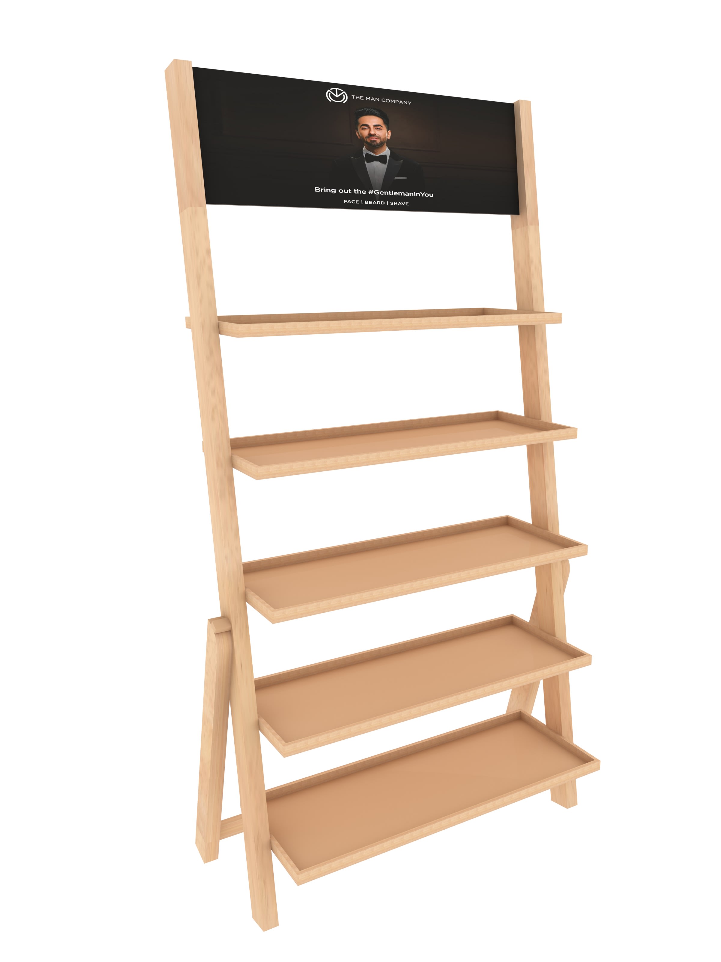 Ladder FSU - Large (Pine wood) | Premium Range | Product Display Stands ...