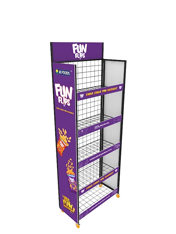 metal foldie FSU - Large (Metal) | METAL Range | Product Display Stands ...