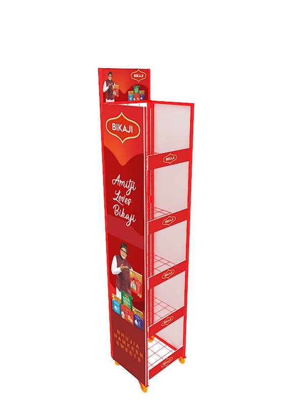 Metal foldie FSU - Tall (Metal) | METAL Range | Product Display Stands ...