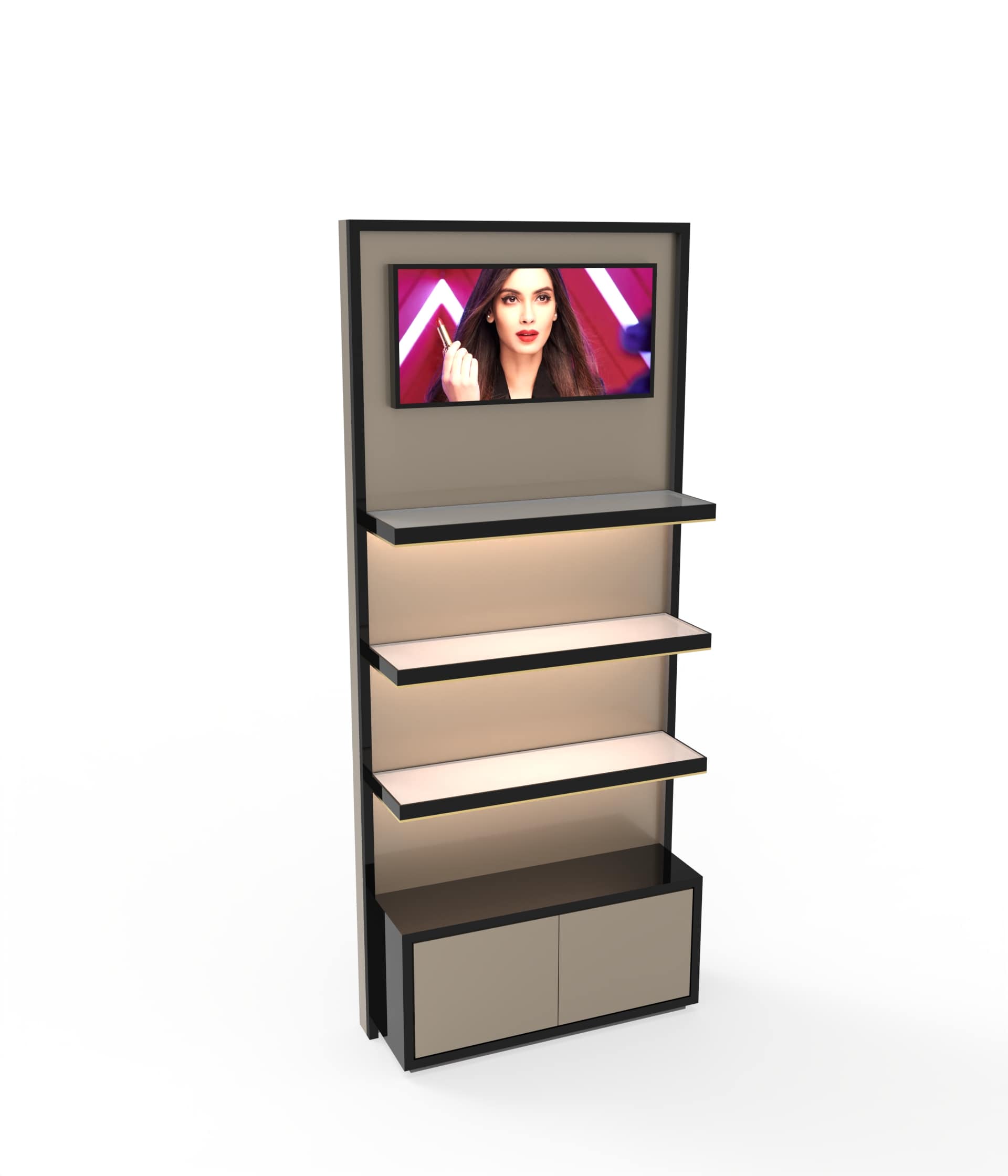 Villanelle wall unit - 3*7*1 (3 shelves lit) | Villanelle | Showroom ...