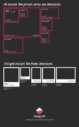 Instant Film Dimensions