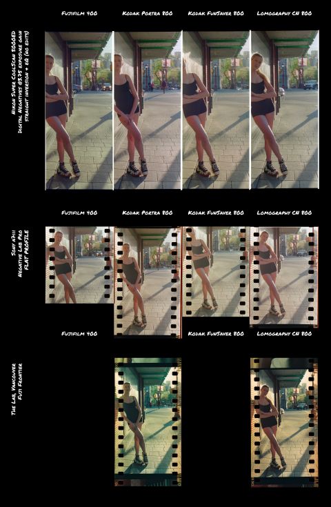 All the C-41 ISO 800 Colour Films, Compared